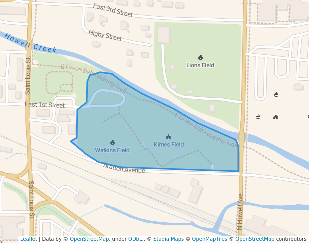 Evans Sports Complex in West Plains | Map and Routes
