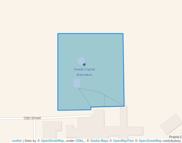 Swede Capital Arboretum in Stromsburg | Map and Routes