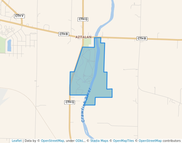 Aztalan State Park in Jefferson | Map and Routes