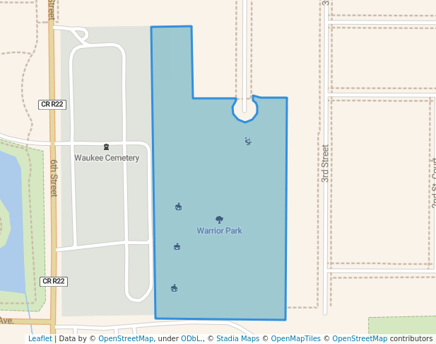 Warrior Park in Waukee | Map and Routes