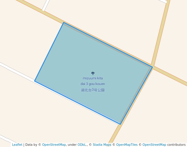 湖北台3号公園 in Abiko | Map and Routes