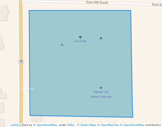 City Park in Kamas | Map and Routes
