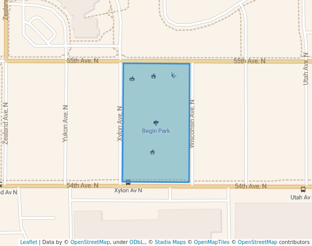 Begin Park in New Hope | Map and Routes