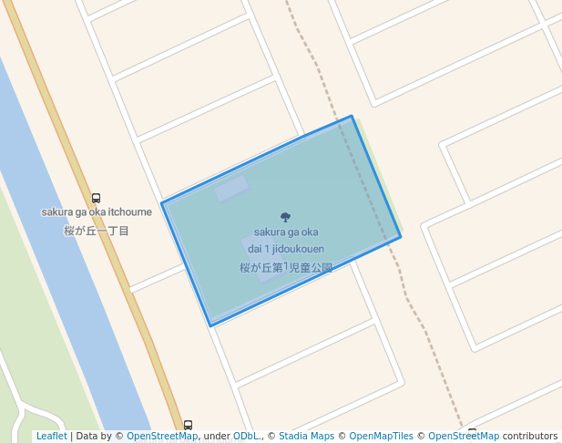 桜が丘第1児童公園 in Toride | Map and Routes