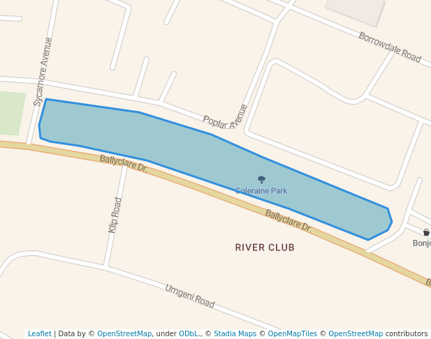 Coleraine Park in Sandton | Map and Routes