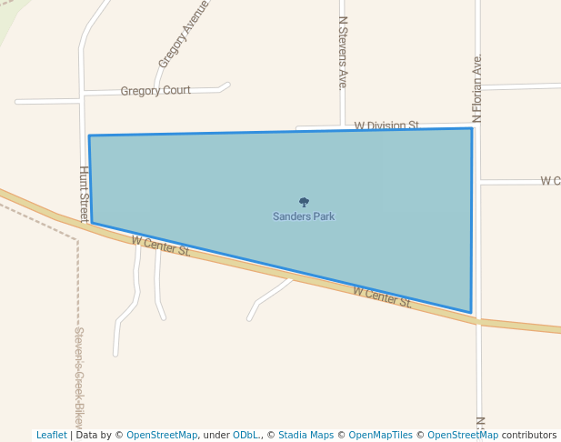 Sanders Park in Decatur | Map and Routes