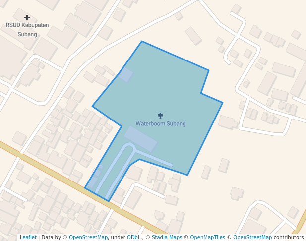 Waterboom Subang in Subang | Map and Routes