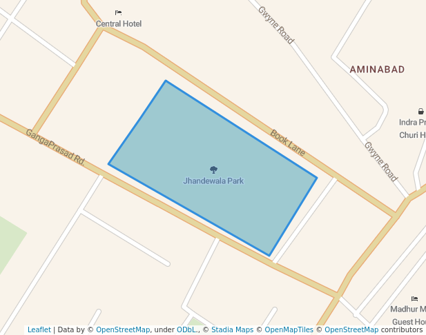 Jhandewala Park in Lucknow | Map and Routes