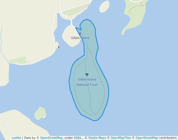 Gibbs Island National Trust in Killyleagh | Map and Routes