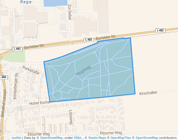 Stadtpark in Gronau (Leine) | Map and Routes