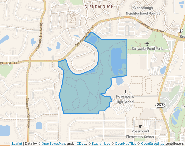 Carroll's Woods in Rosemount | Map and Routes