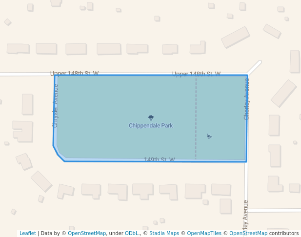 Chippendale Park in Rosemount | Map and Routes