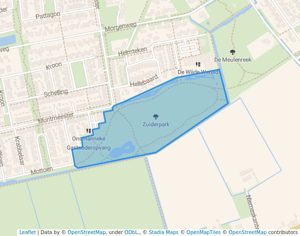Zuiderpark in Uden | Map and Routes