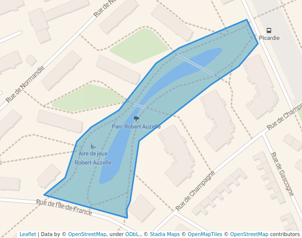 Parc Robert Auzelle in Clamart | Map and Routes