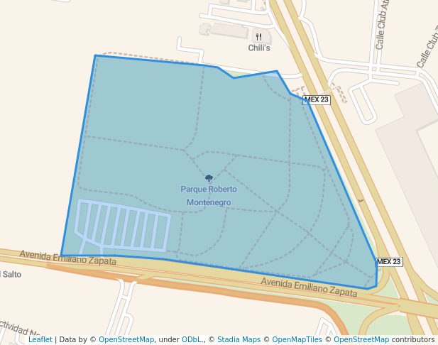 Parque Roberto Montenegro in Las Pintas | Map and Routes