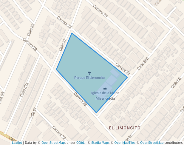 Parque El Limoncito in Barranquilla | Map and Routes