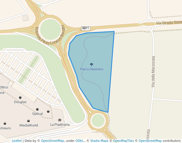 Parco Destriero in Vittuone | Map and Routes
