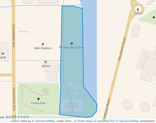 Paradis Des Enfants in Victoria | Map and Routes