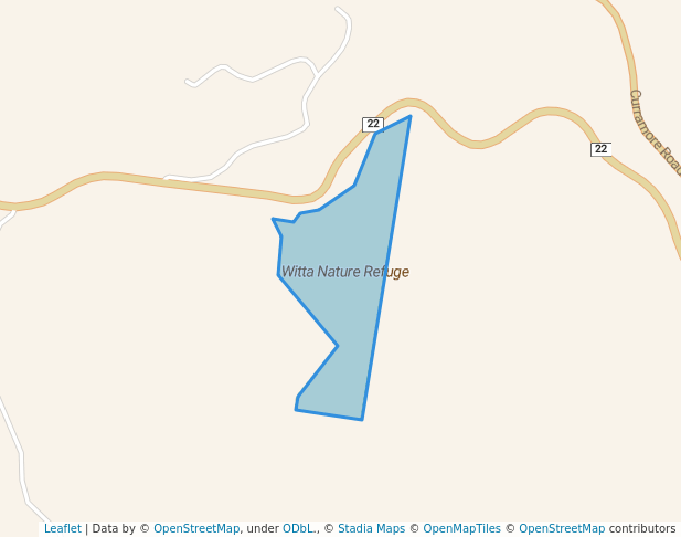 Witta Nature Refuge in Curramore | Map and Routes