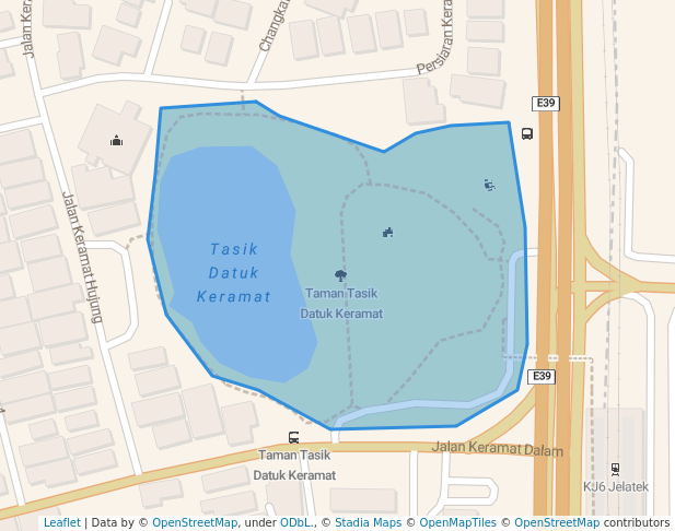 Datuk Keramat Lake Garden in Kuala Lumpur | Map and Routes