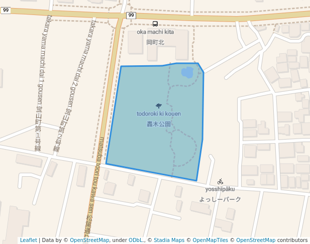 轟木公園 in Toyonaka | Map and Routes