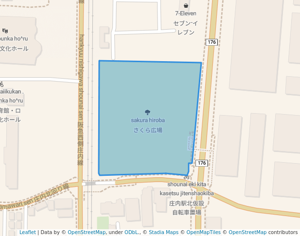 さくら広場 in Toyonaka | Map and Routes