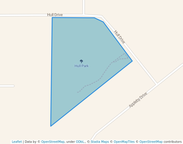 Hull Park in Wheaton | Map and Routes