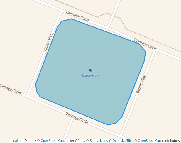 Carew Park in Ellenbrook | Map and Routes