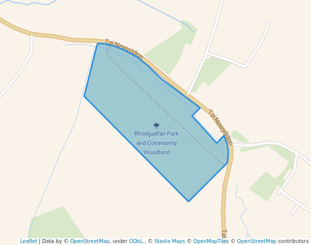 Rhodgadfan Park and Community Woodland in Rhosgadfan | Map and Routes