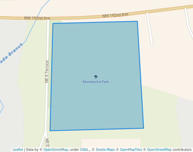 Monteocha Park in Gainesville | Map and Routes