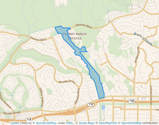 Aliso Canyon Park in Los Angeles | Map and Routes