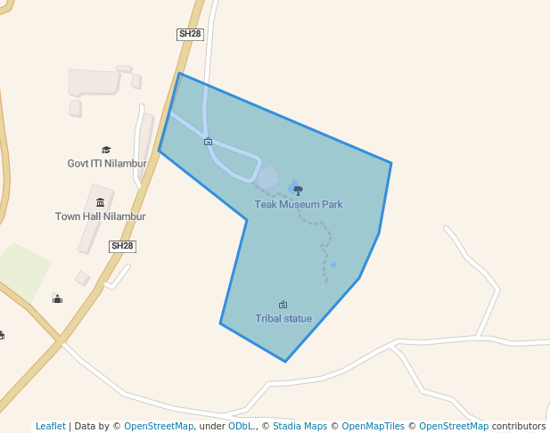 Teak Museum Park in Nilambur | Map and Routes