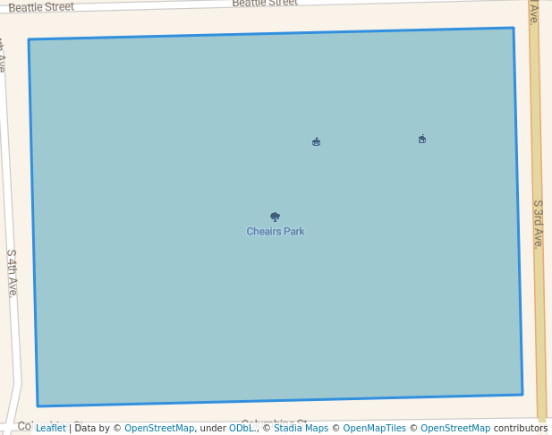 Cheairs Park in Sterling | Map and Routes