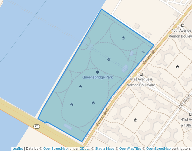 Queensbridge Park in New York | Map and Routes