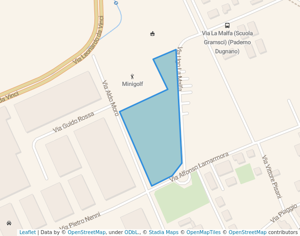 Parco di Via La Malfa in Paderno Dugnano | Map and Routes