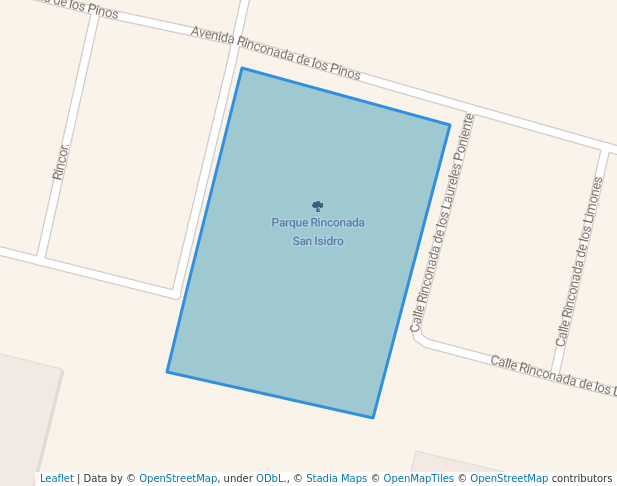 Parque Rinconada San Isidro in Zapopan | Map and Routes