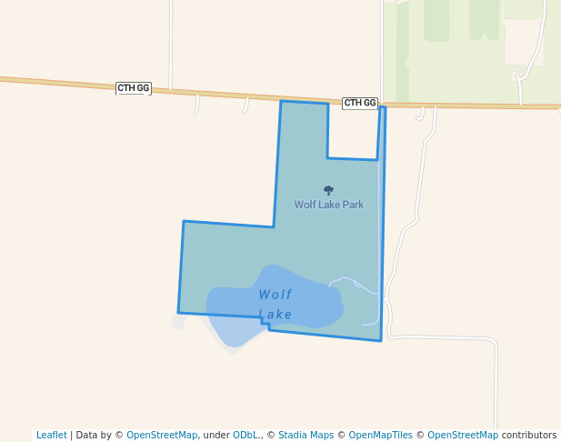 Wolf Lake Park in Almond | Map and Routes