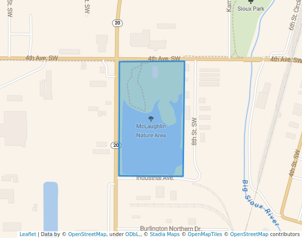 McLaughlin Nature Area in Watertown | Map and Routes