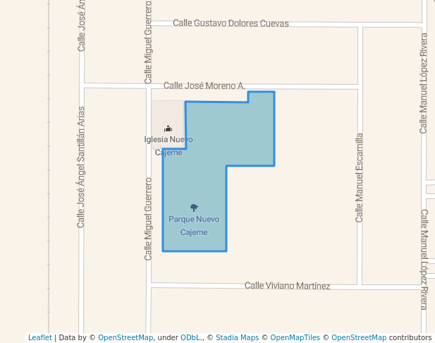 Parque Nuevo Cajeme in Ciudad Obregón | Map and Routes