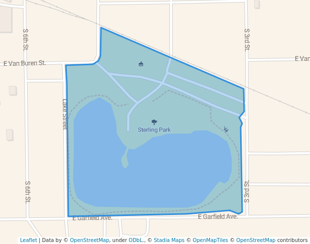 Sterling Park in Sterling | Map and Routes