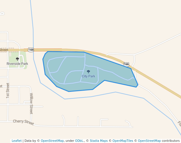 City Park in Chetopa | Map and Routes