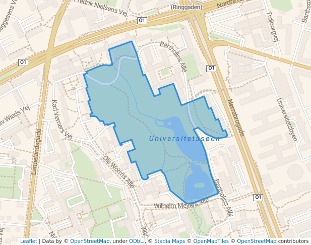 Universitetsparken in Aarhus | Map and Routes