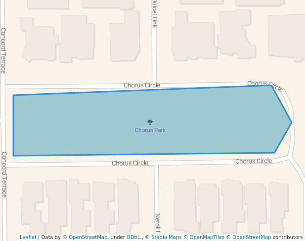 Chorus Park in Atwell | Map and Routes