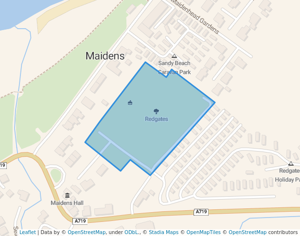 Redgates in Maidens | Map and Routes