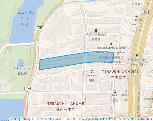 Hatori Ryokuchi Park in Toyonaka | Map and Routes