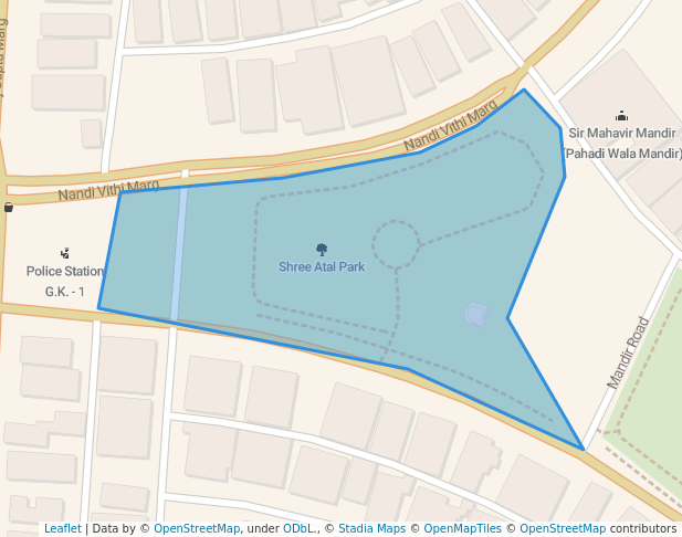 Kailash Colony Park in New Delhi | Map and Routes