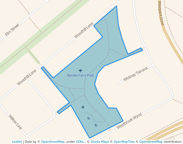 Neville Parry Park in Fort Saskatchewan | Map and Routes