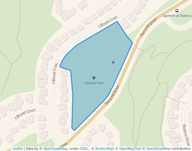 Lillooet Park in Kelowna | Map and Routes
