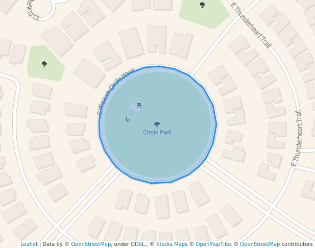 Circle Park in Gilbert | Map and Routes