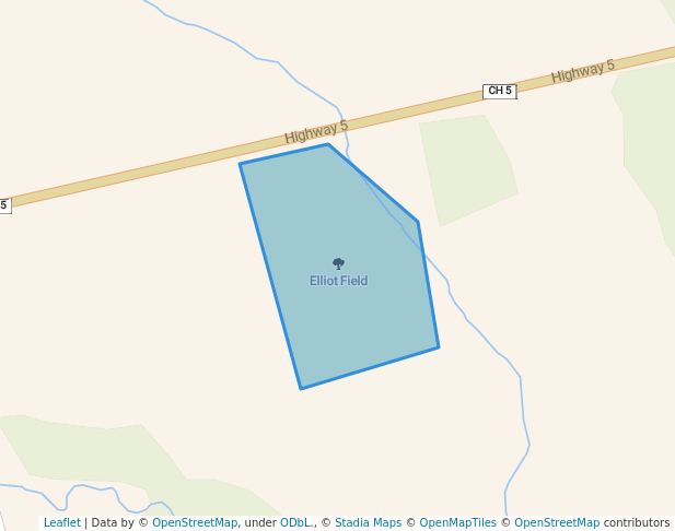 Elliot Field in Brant | Map and Routes